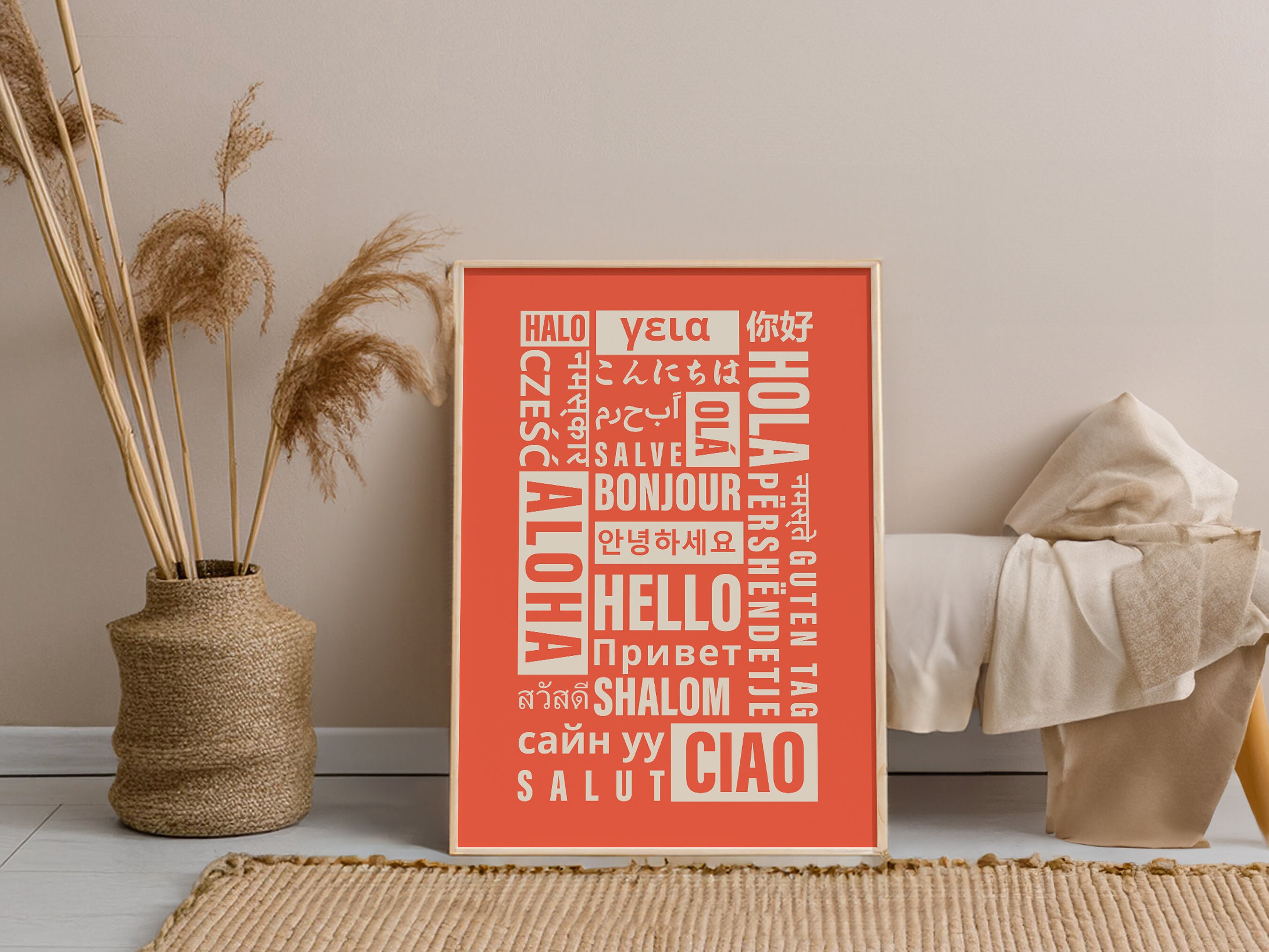 Multilingual Hello Printable: Greetings in Different Languages ...