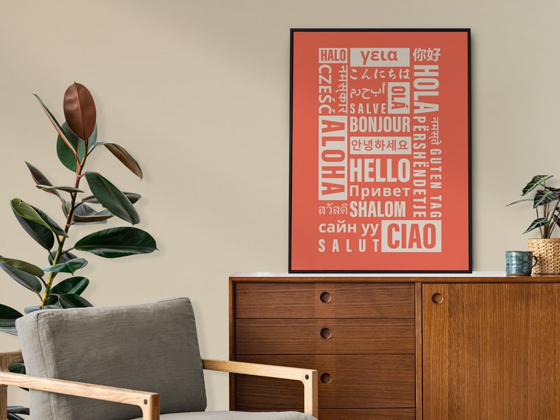 Multilingual Hello Printable: Greetings in Different Languages ...