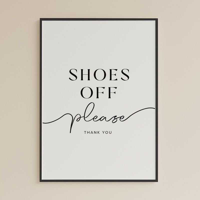 Shoes in Here Sign - Etsy