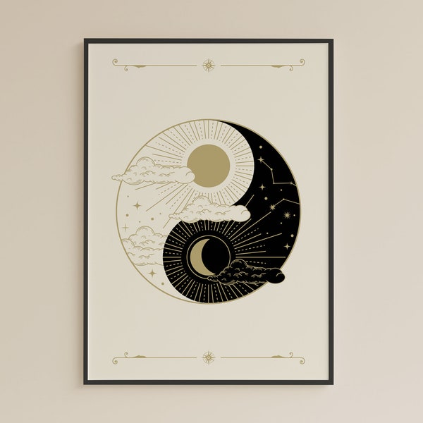 Yin Yang Art - Etsy