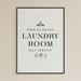 Printable Laundry Sign for Laundry Room Minimalist Decor, Washing Room ...