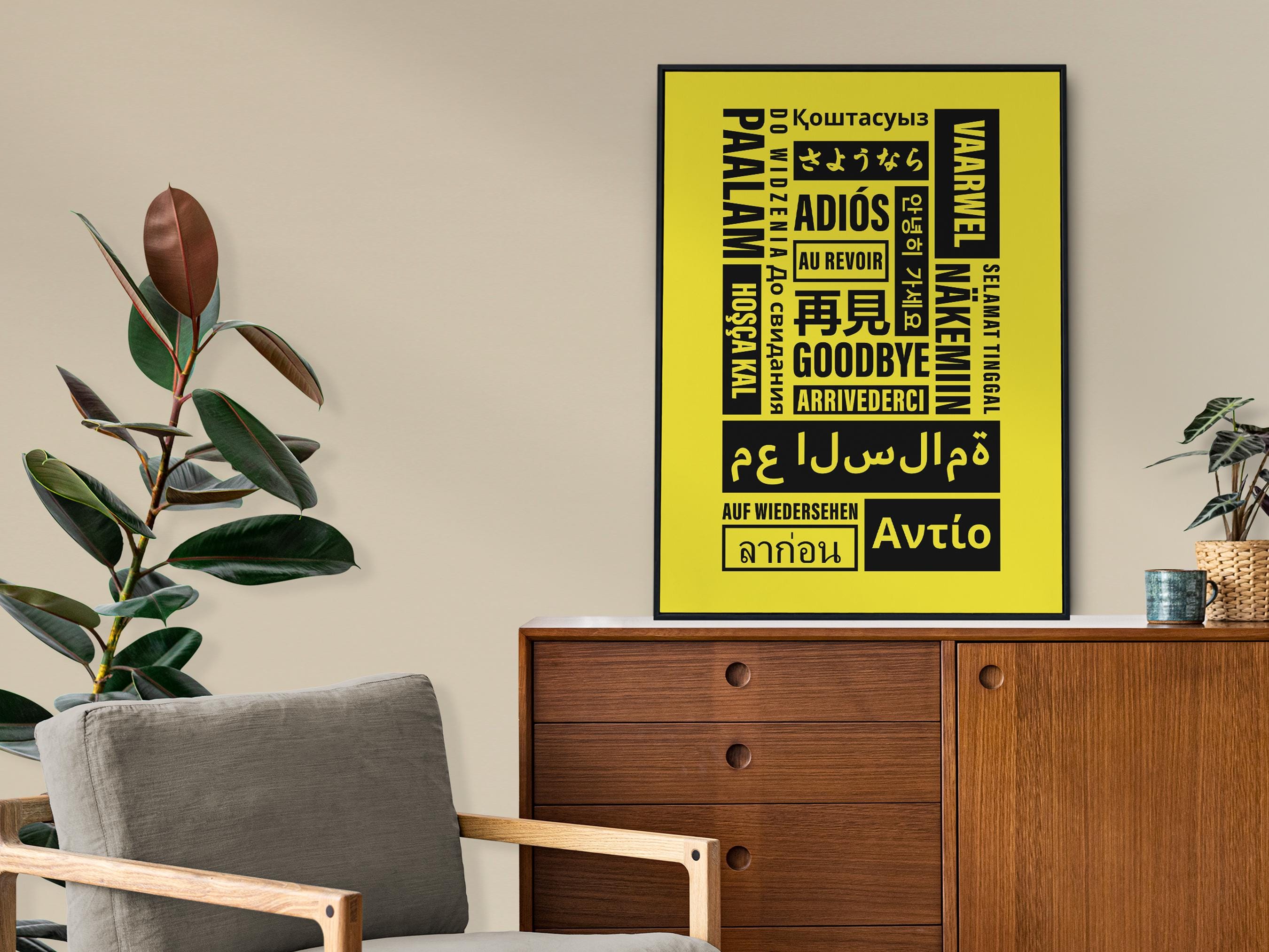 Goodbye in Different Languages Classroom Poster | Multilingual ...