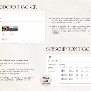 Notion Template Student Planner, Academic Planner, School Planner for ...