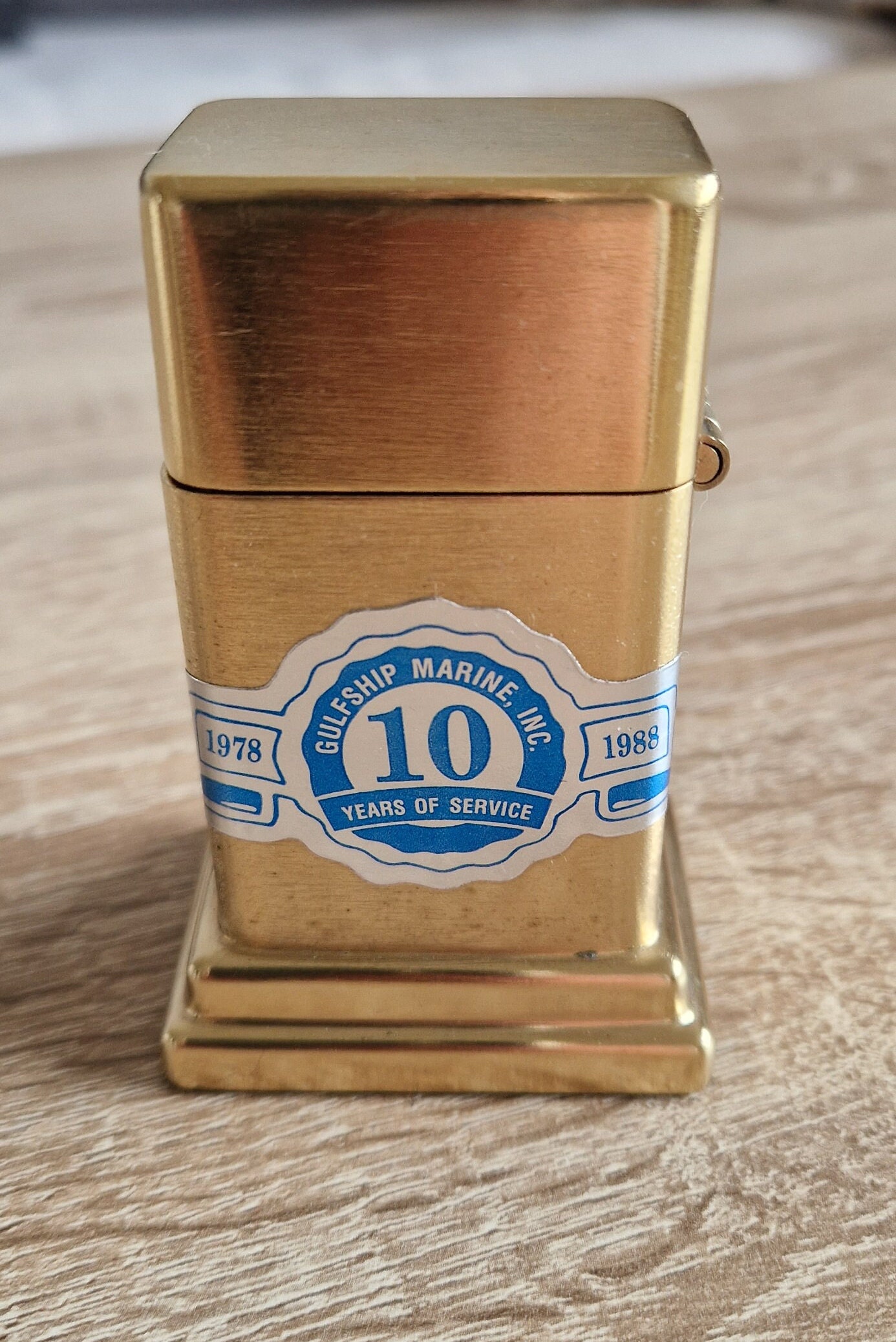 Rare Zippo Barcroft Table Lighter Gold - Etsy
