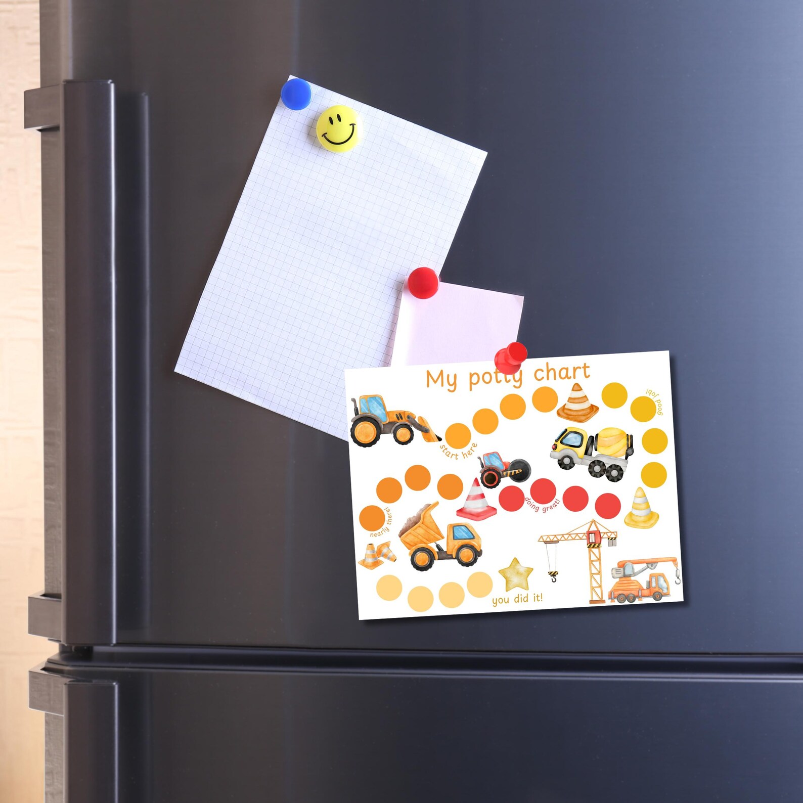 Potty Training Chart Bundle for Kids Reward Chart for Toilet Training ...