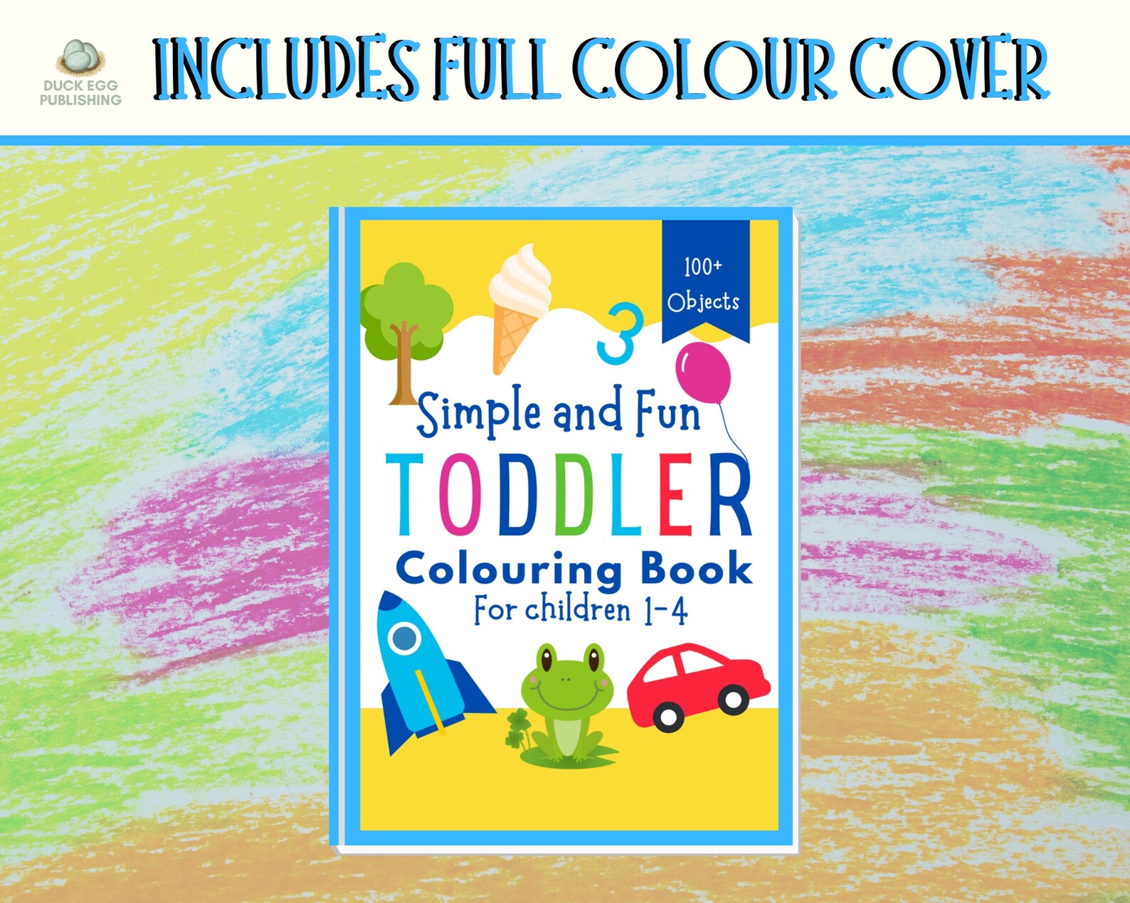 Toddler Colouring Pages for Kids Activity Book for Preschool Printable ...