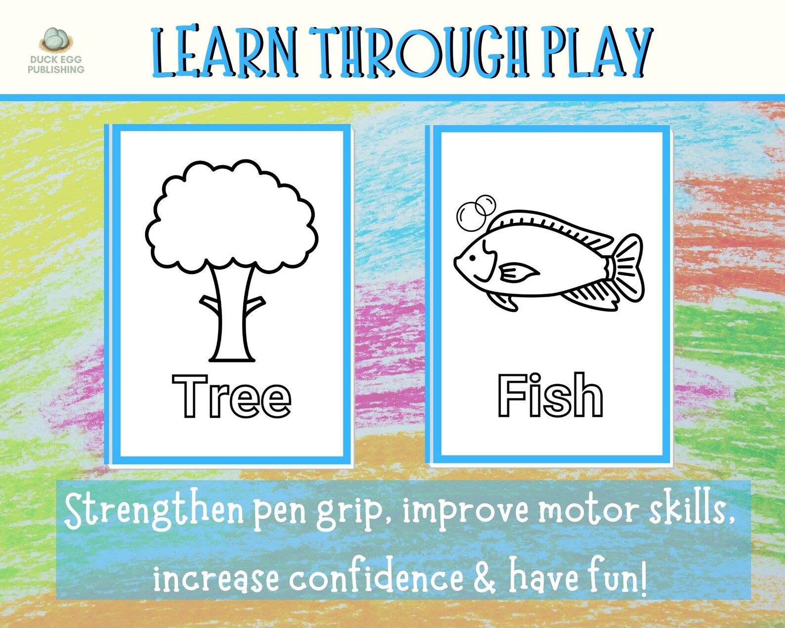 Toddler Colouring Pages for Kids Activity Book for Preschool Printable ...