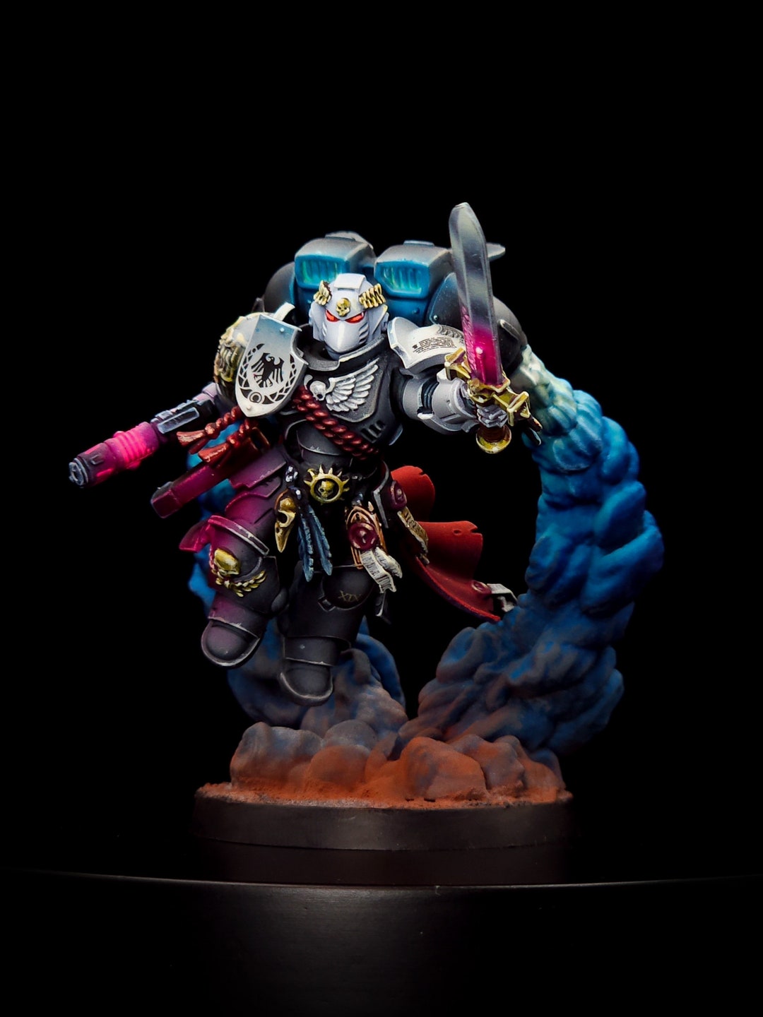 PORTFOLIO SAMPLE not for Sale Raven Guard Captain With Jump Pack ...