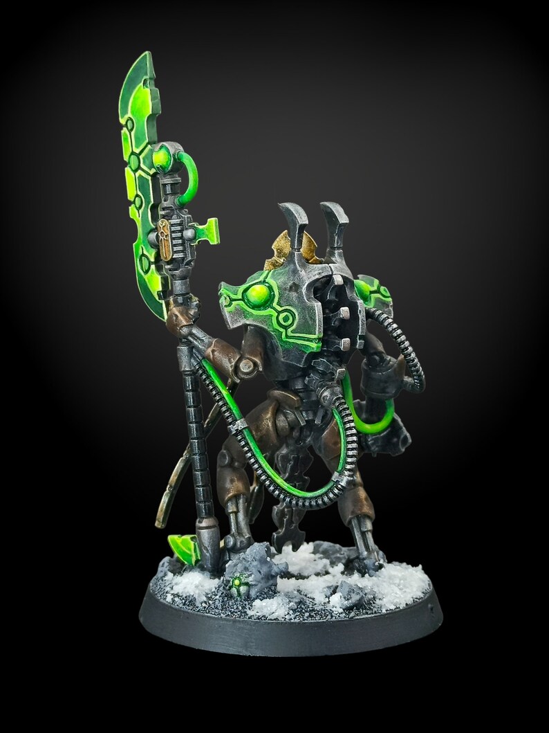 Necron Overlord - Warhammer 40k Miniature *painted* - Etsy
