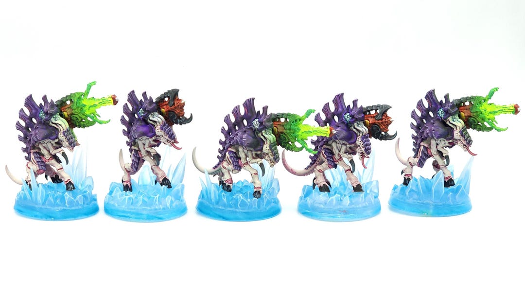 Tyranid Barbgaunts X5 - Warhammer 40k Miniature *painted* - Etsy