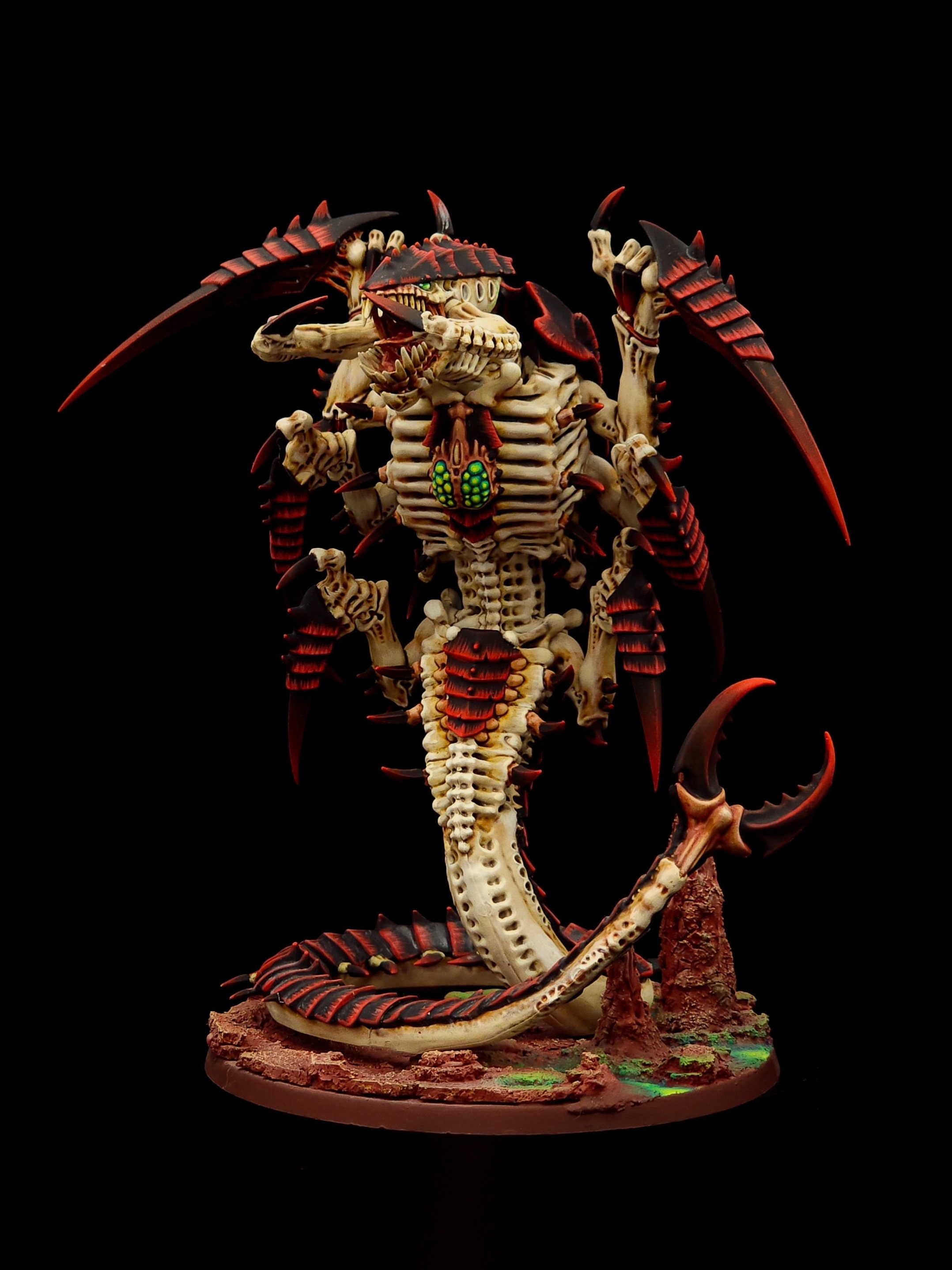 Tyranid Trygon - Warhammer 40k Miniature *painted* - Etsy