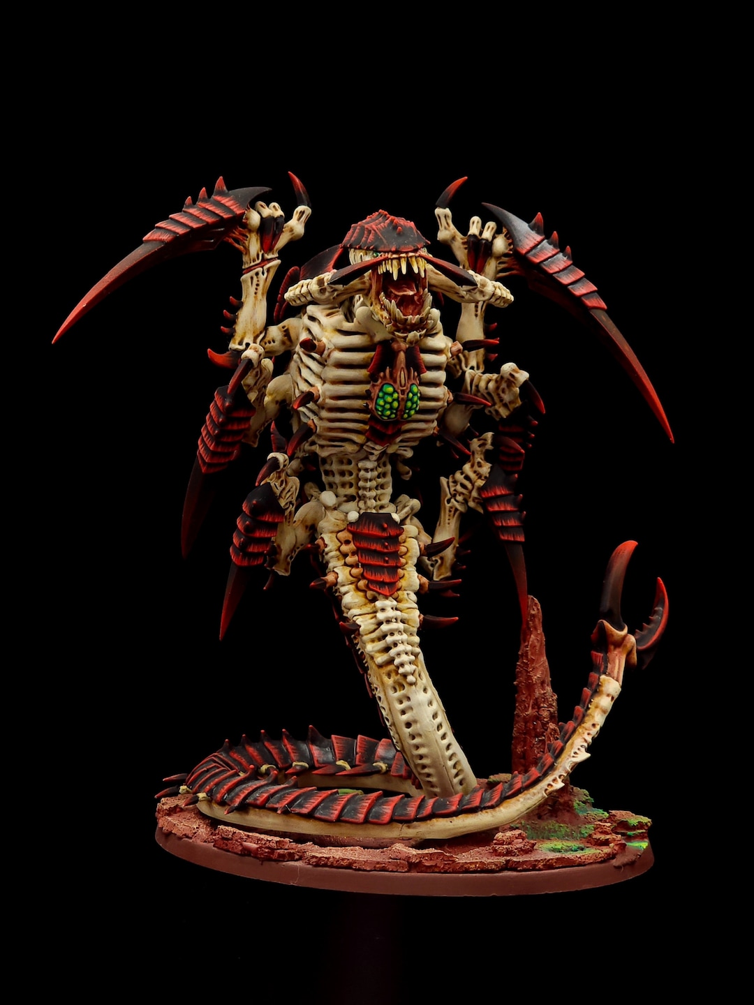 Tyranid Trygon - Warhammer 40k Miniature *painted* - Etsy