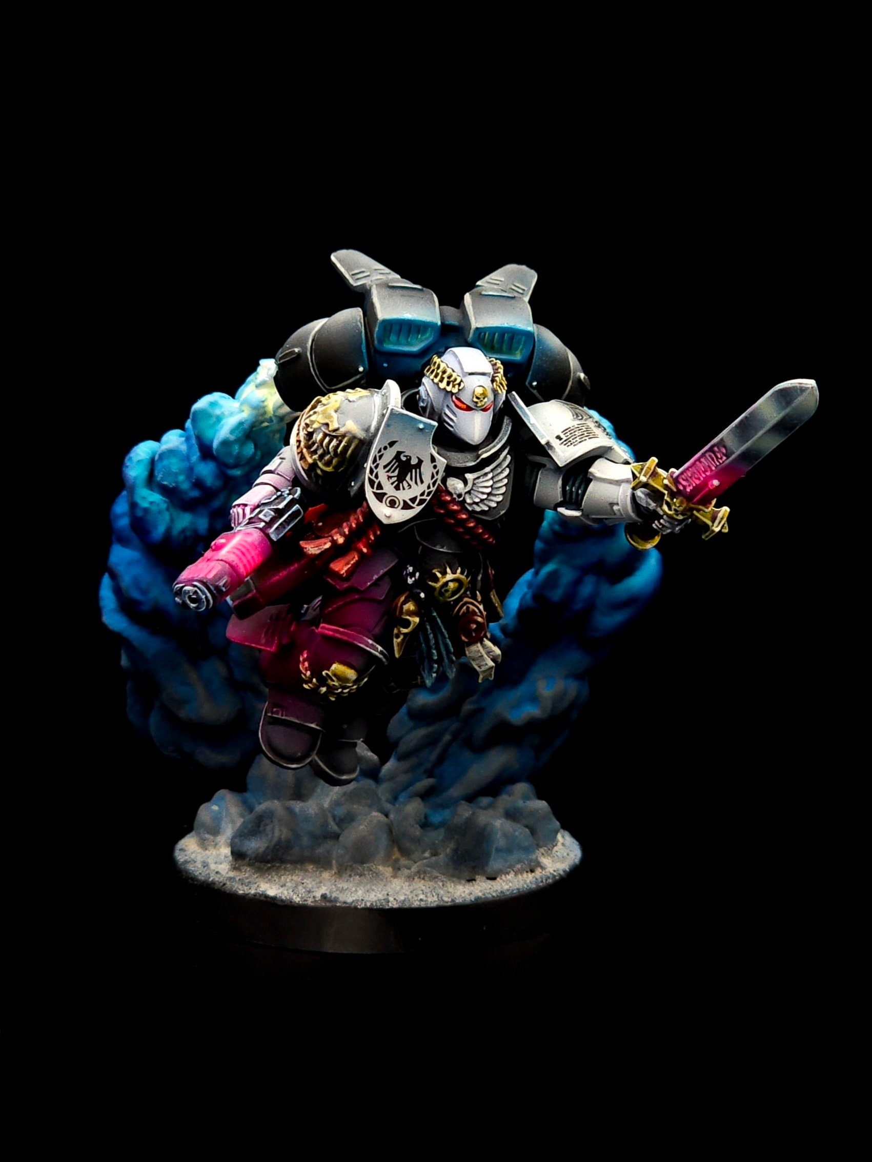 PORTFOLIO SAMPLE not for Sale Raven Guard Captain With Jump Pack ...