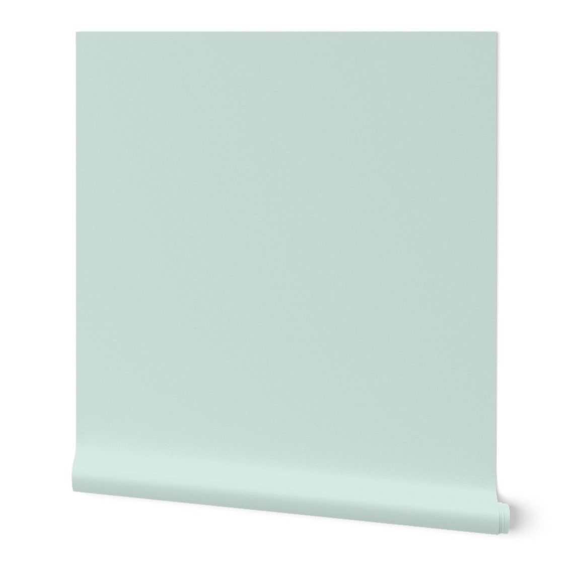 Mint Green Solid Color Wallpaper for Bedroom, Bathroom, Nursery. Light ...