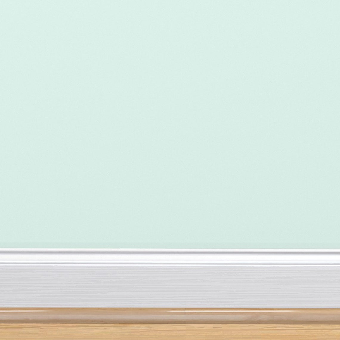 Mint Green Solid Color Wallpaper for Bedroom, Bathroom, Nursery. Light ...