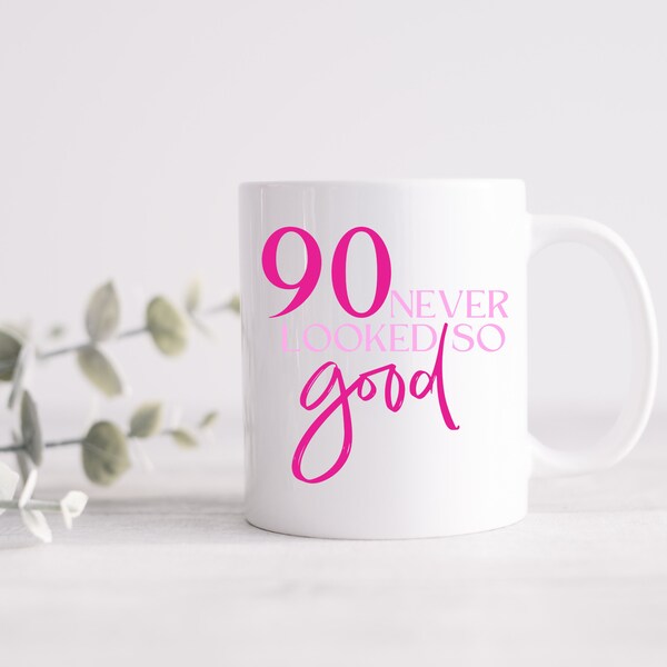 90th Birthday Mug - Etsy