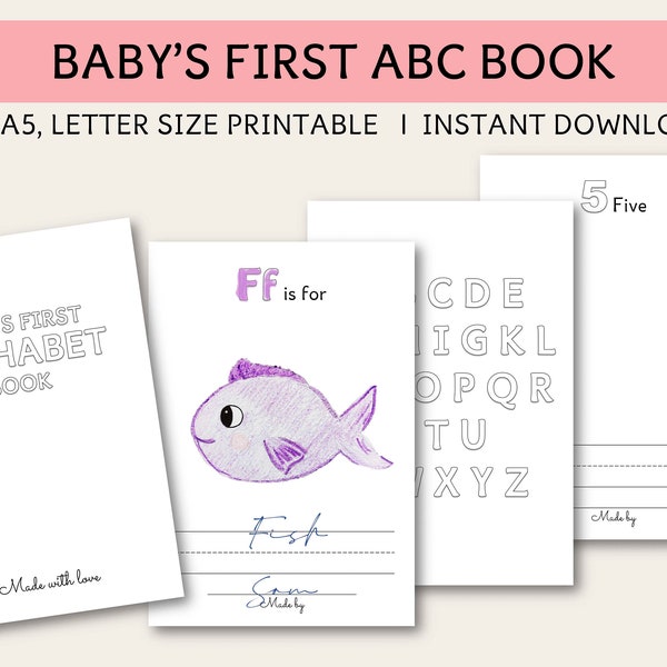 Blank Alphabet Book Pages - Etsy