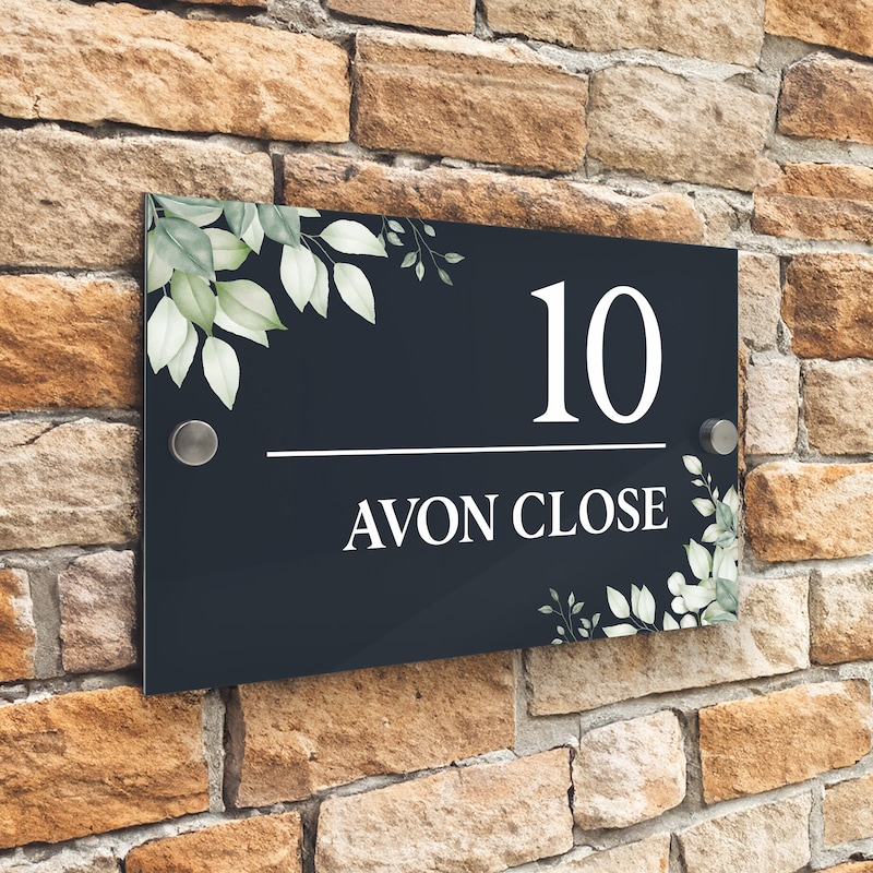 Door Number Plate - Etsy