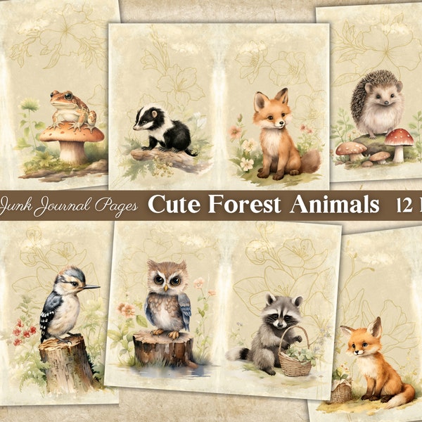 Cute Forest Animal - Etsy