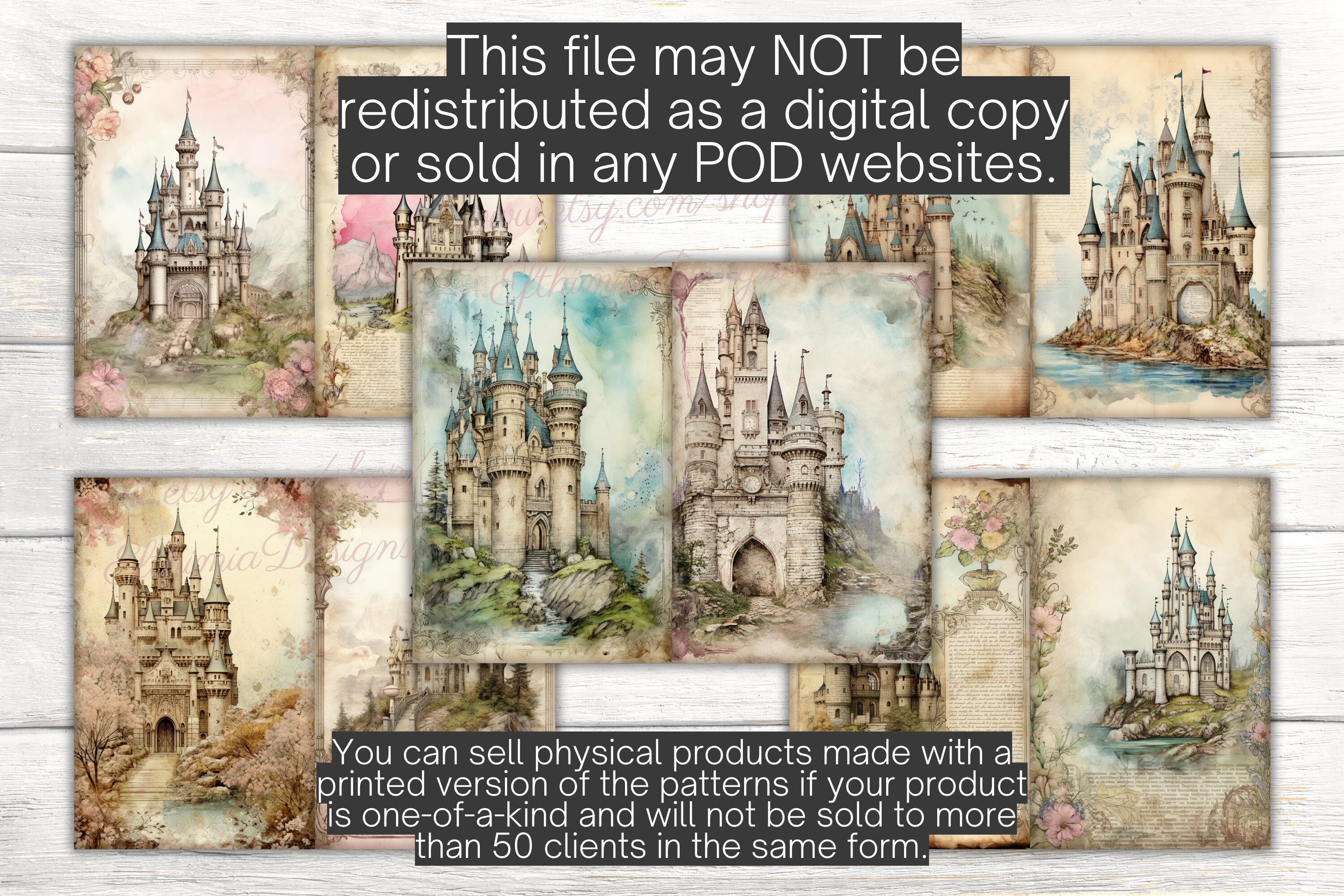 Fantasy Castles, Junk Journal Pages, Fantastic, Scrapbook, Fairy Tale ...