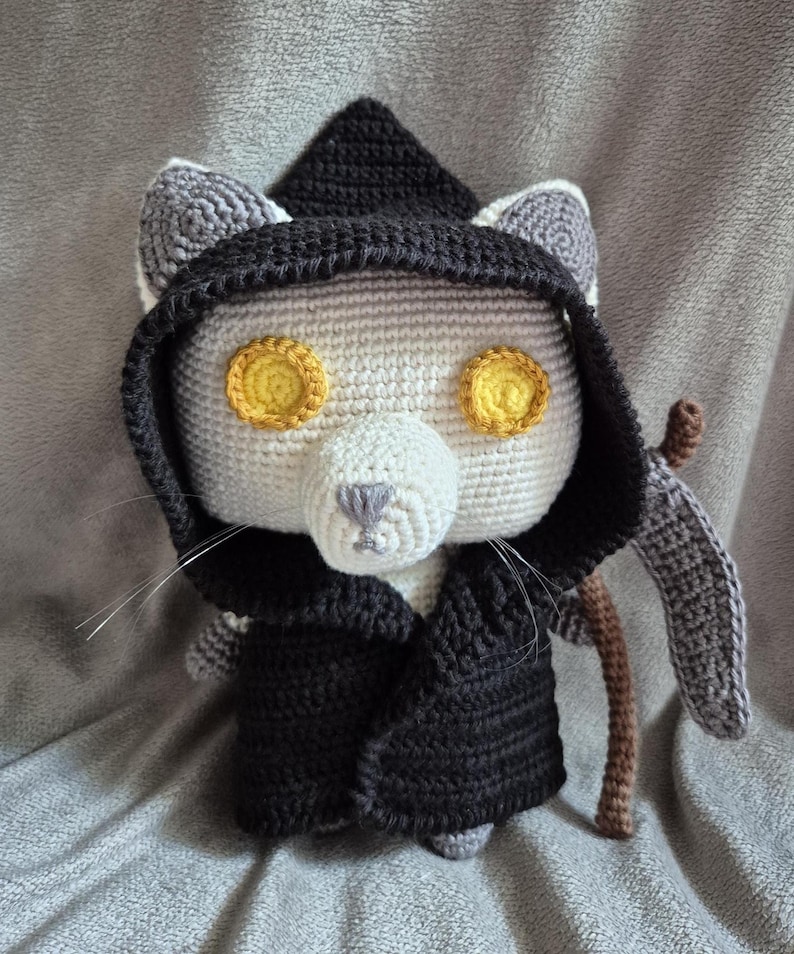 Cat With Scythe Amigurumi - Etsy