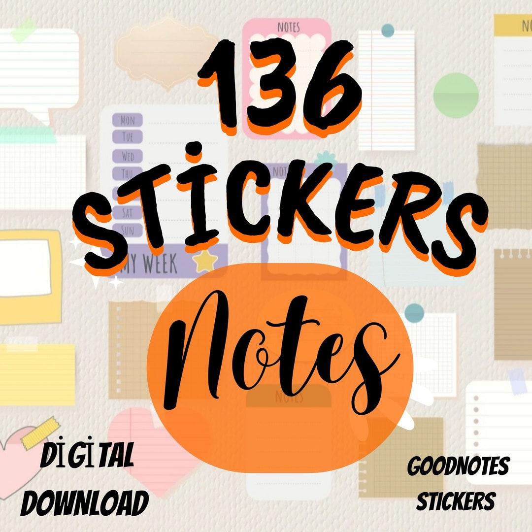 Digital Stickers, Png Stickers, Goodnotes Planner, Digital Sticker Kit ...