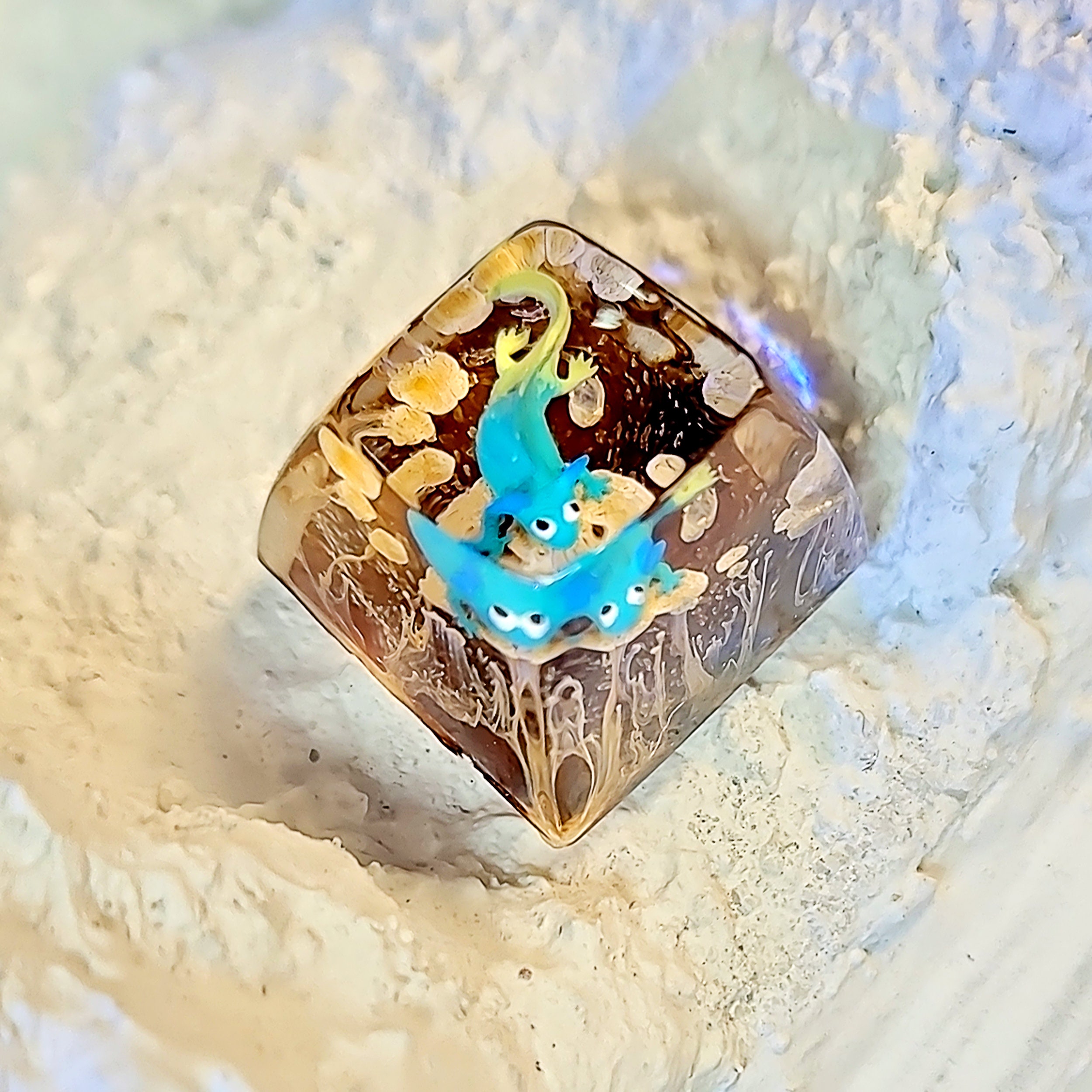 Axolotl Artisan Keycap for Cherry MX Keyboard Minecraft - Etsy