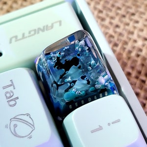 UMBREON Pokemon Artisan Keycap, Custom Spacebar Keycap, Keycap Set ...