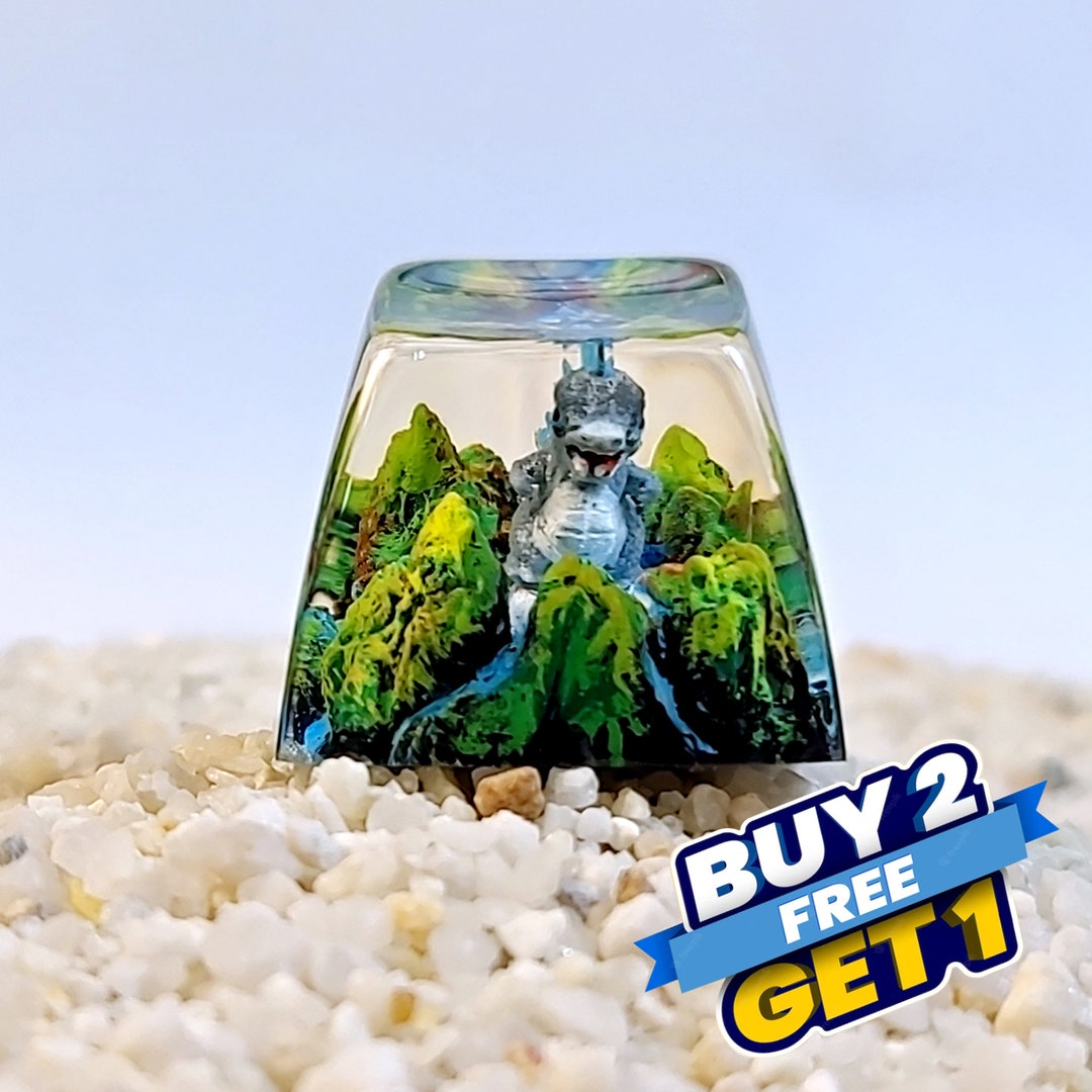 Godzilla Chibi Keycap, Skull Island Keycap, Cherry MX Keycap for Gaming ...