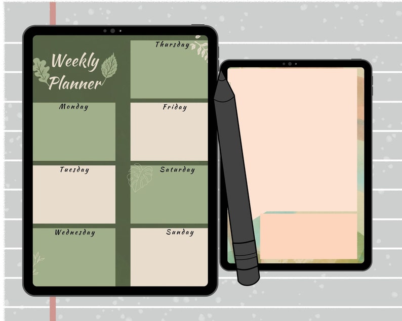 Digital Planner,digital Printable Planner,weekly Plnner,digital Weekly ...