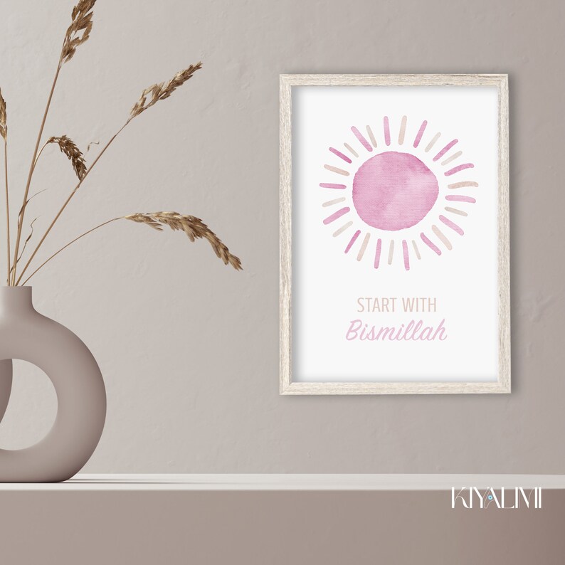 Set of 3 Islamic Printable Poster / Bismillah, Inshaallah ...