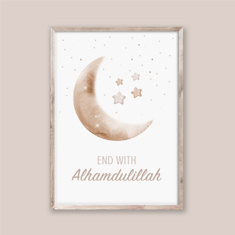 Set of 3 Islamic Printable Poster / Bismillah, Inshaallah ...