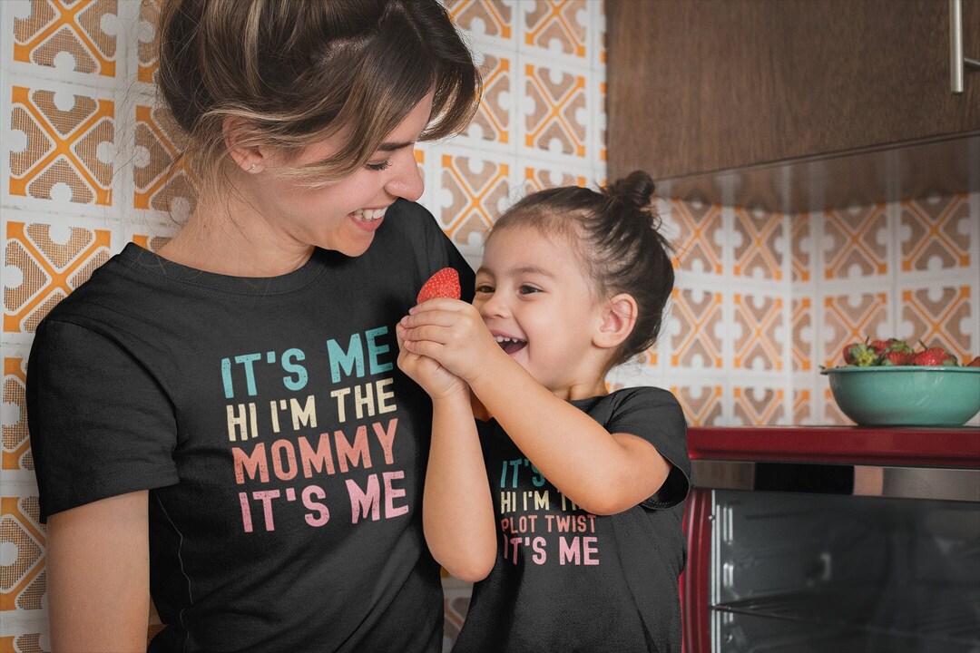 Mommy and Me Shirts Family Matching Outfits Hi Its Me Swiftie Shirt ...