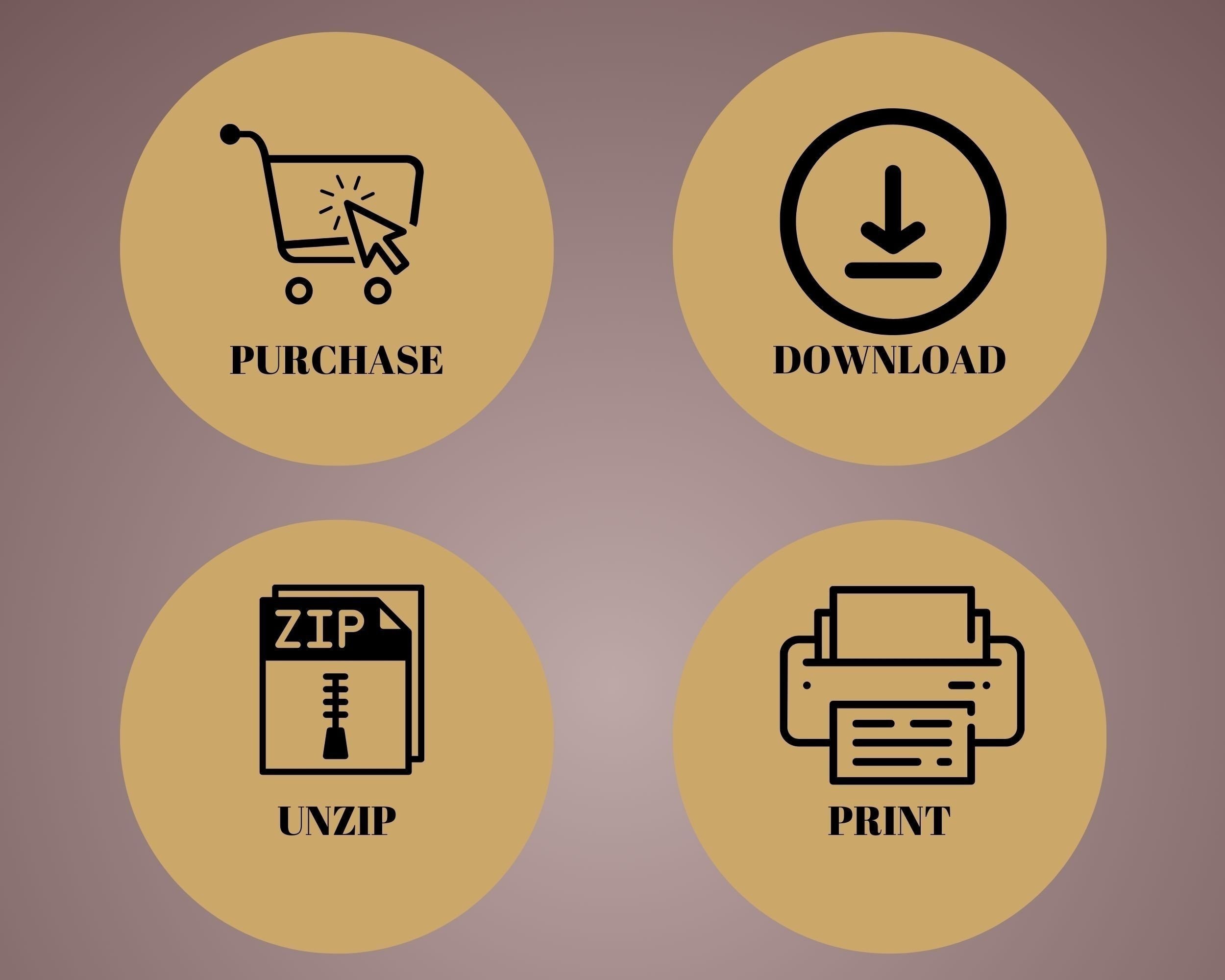 Vintage Printable Stickers 100+ 9pages - Etsy