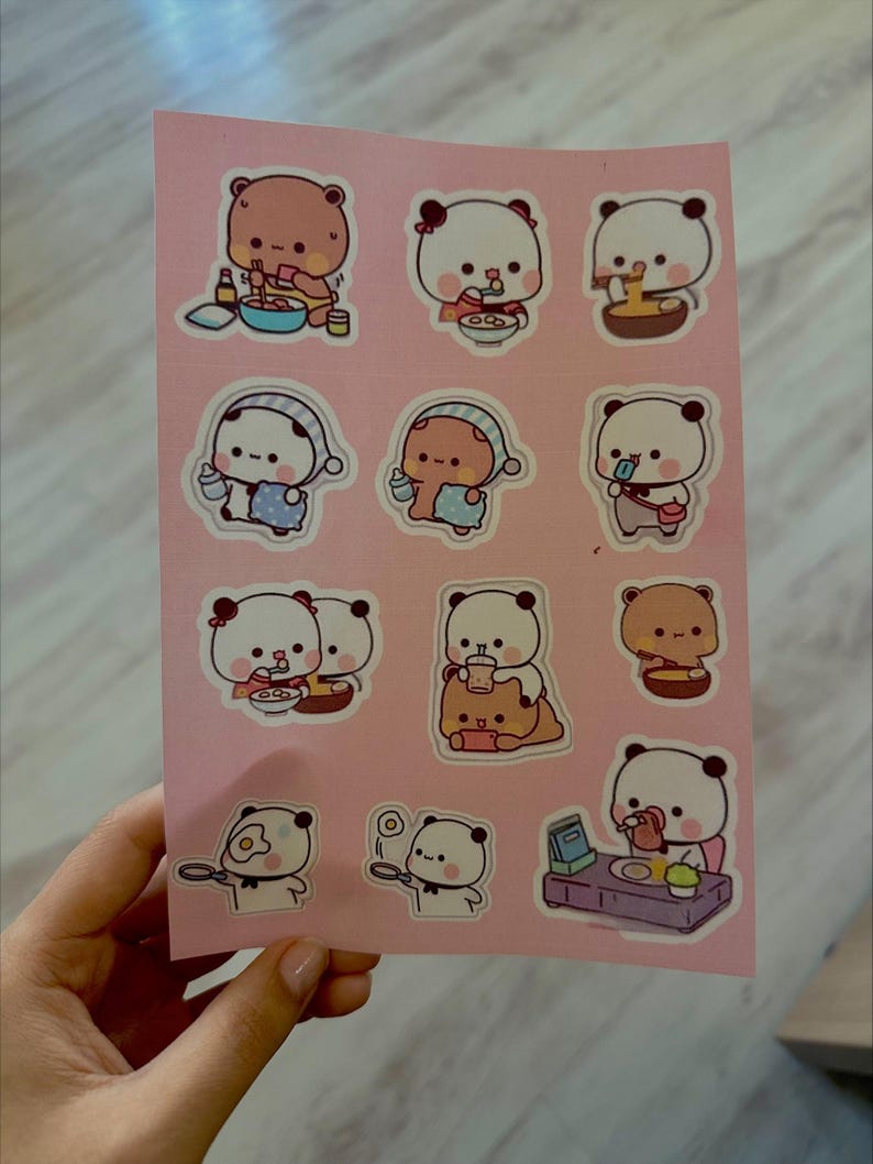 Buy Cute Stickers Bubu Dudu Printable Online in India - Etsy
