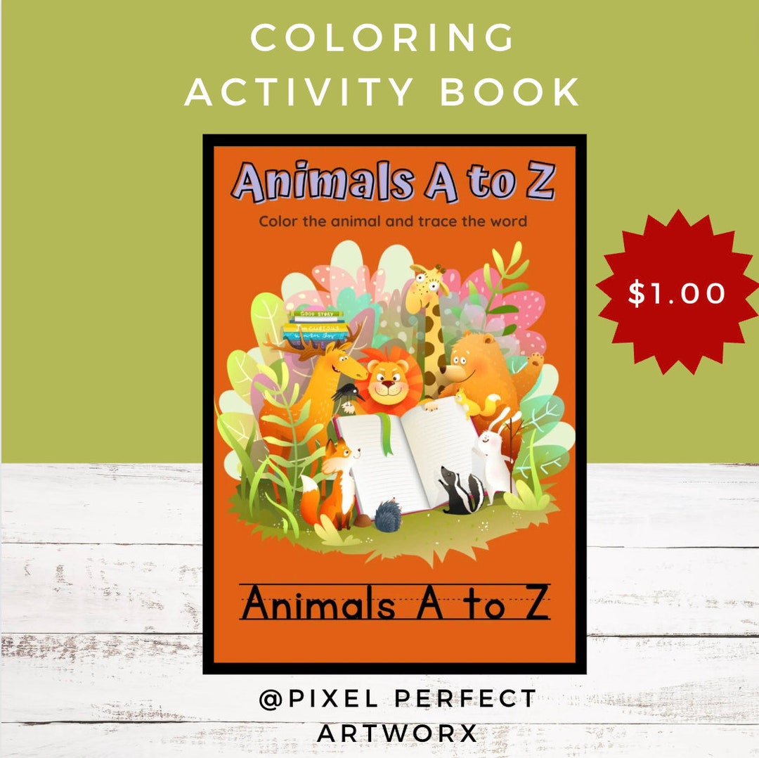 20+ Pages - Animal Alphabet: A to Z Handwriting Practice Abilities ...