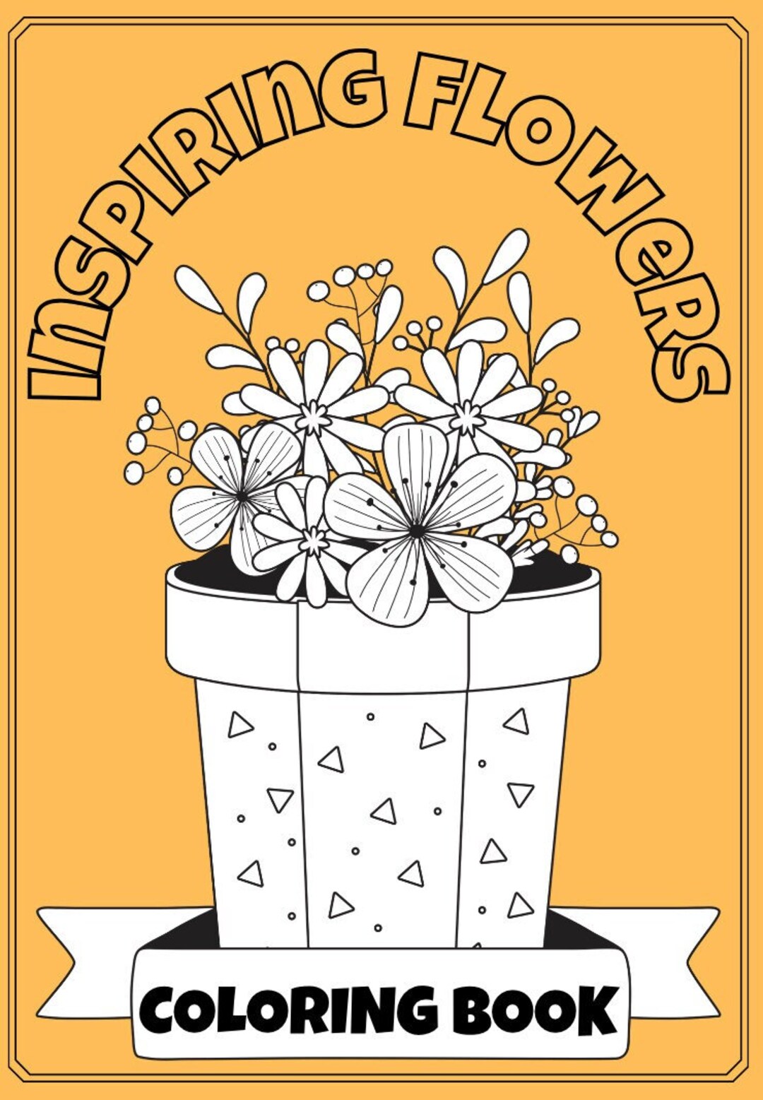 Positive Affirmations Flower Coloring Book - Etsy