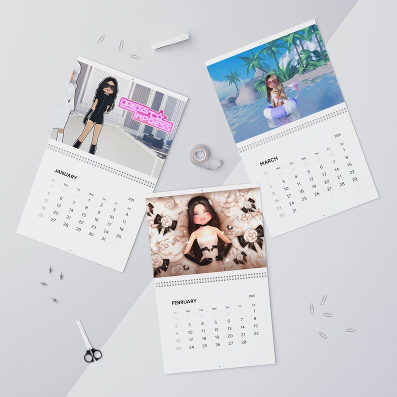 Kids Roblox Dress to Impress Calendar (2025) - Etsy