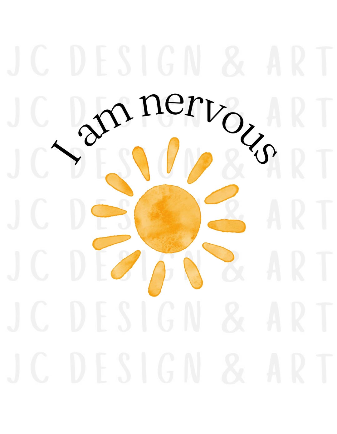 I Am Nervous, SVG Digital Download - Etsy