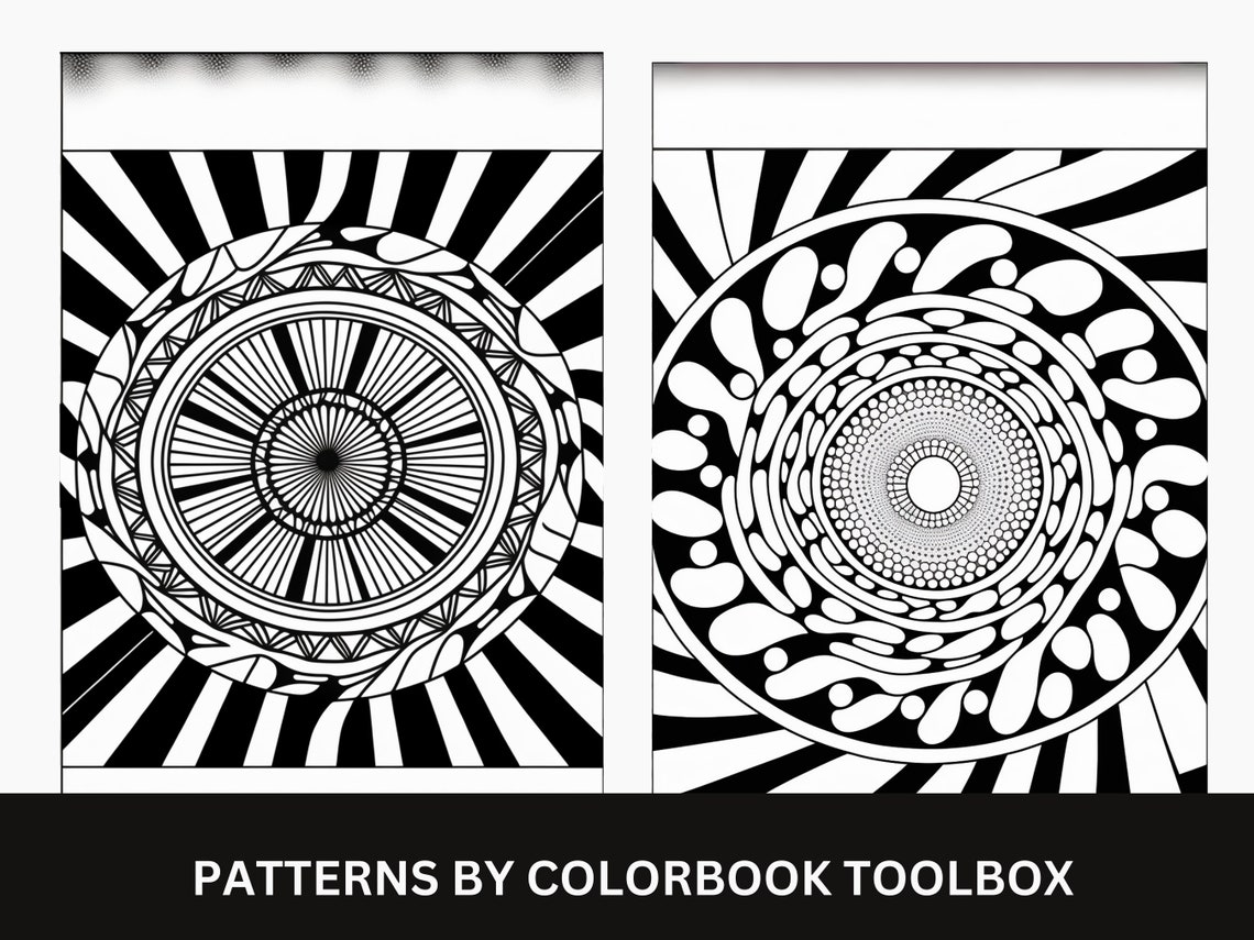 Pattern Coloring Pages: 50 Pattern Adult Coloring Books by Colorbook ...