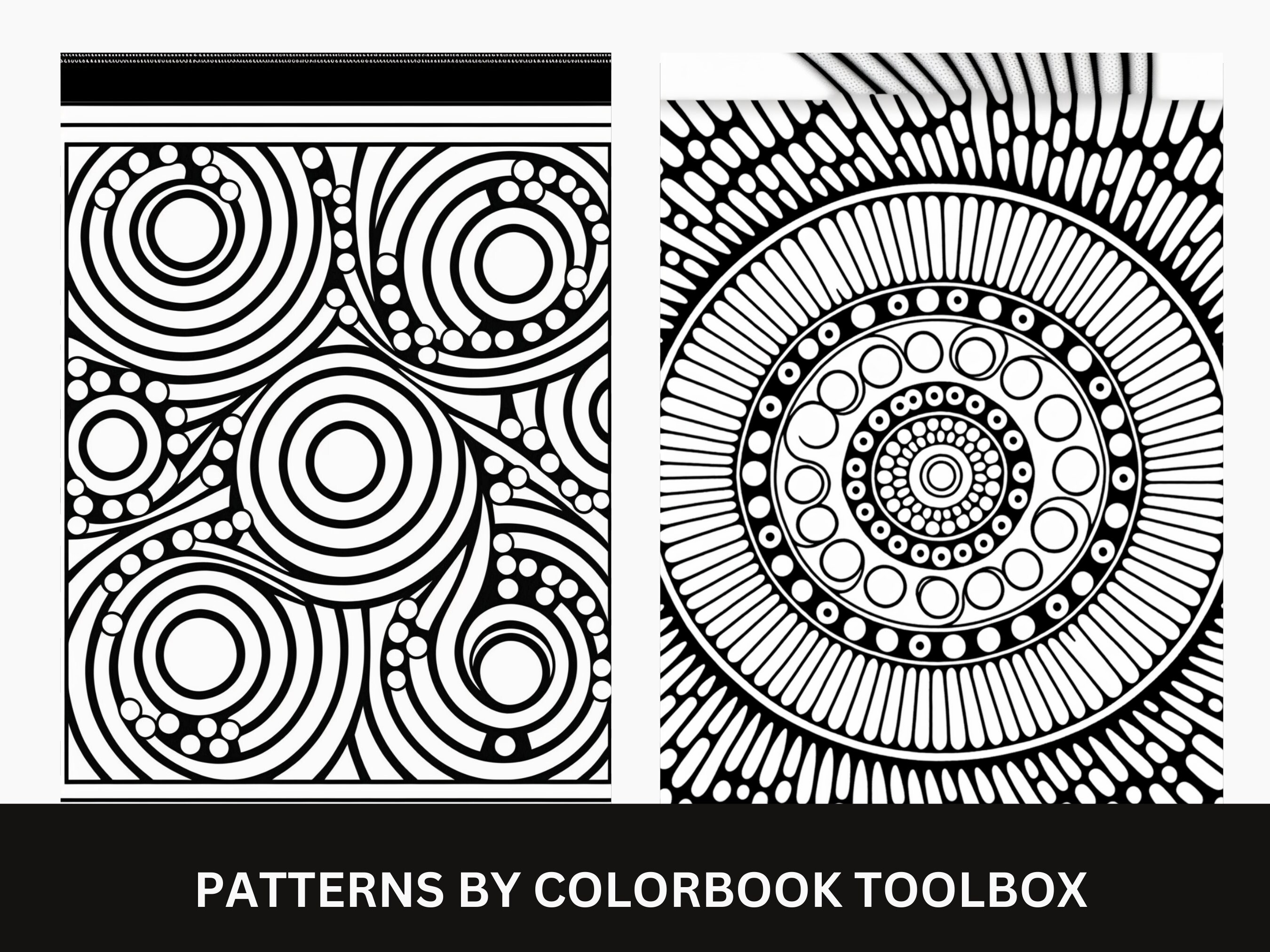 Pattern Coloring Pages: 50 Pattern Adult Coloring Books by Colorbook ...