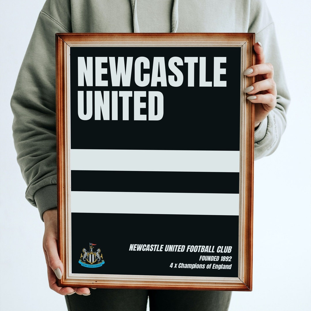 Newcastle United Themed Wall Poster Print A3 Digital Download - Etsy
