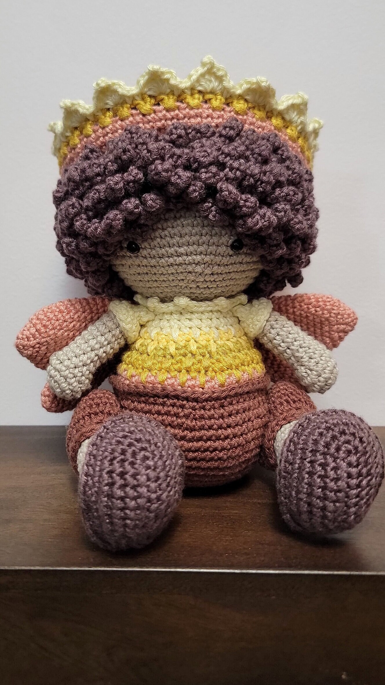 Blaze the Sun Fairy Amigurumi Crochet Toy Doll Nursery Decoration ...