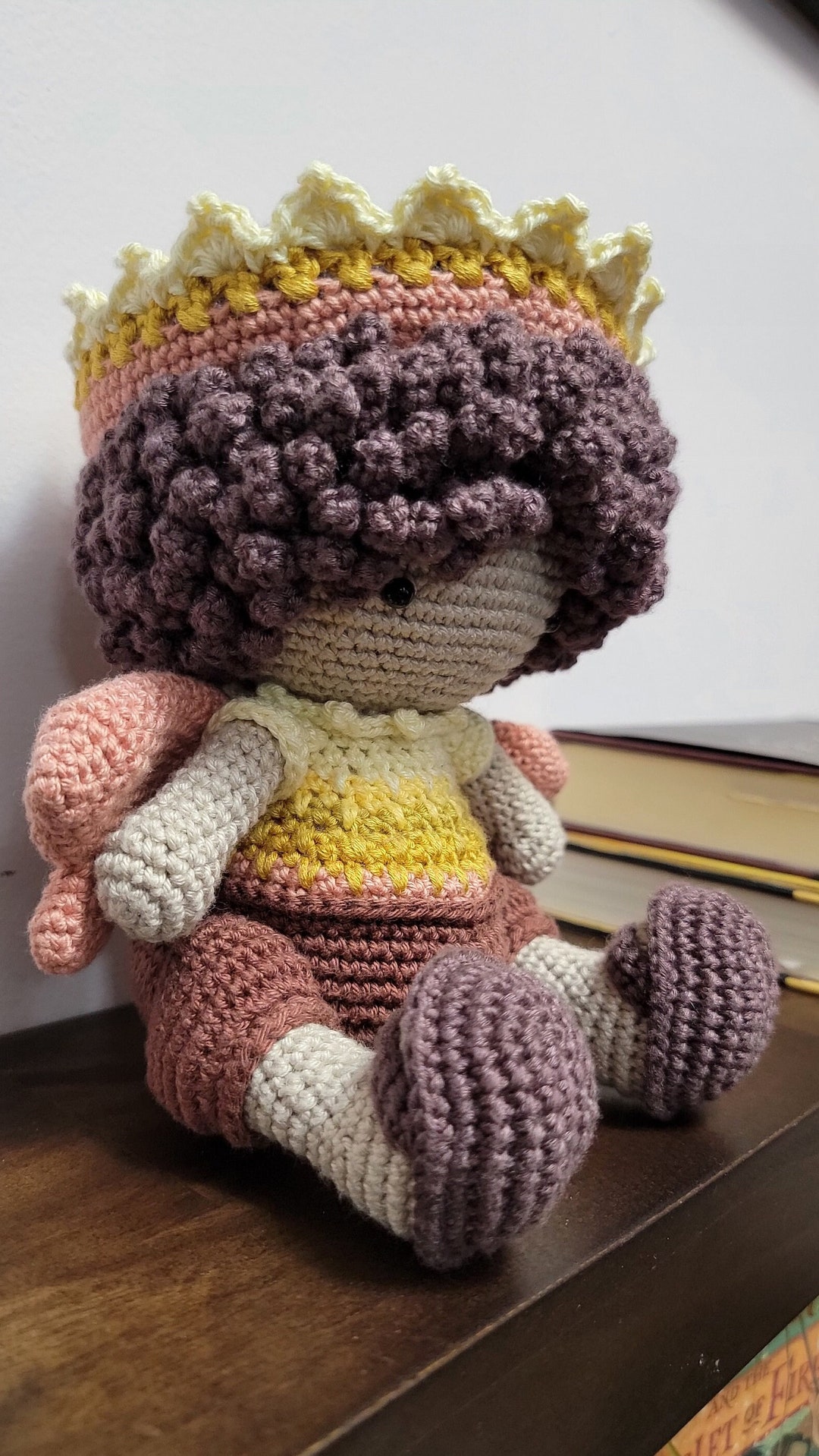 Blaze the Sun Fairy Amigurumi Crochet Toy Doll Nursery Decoration ...