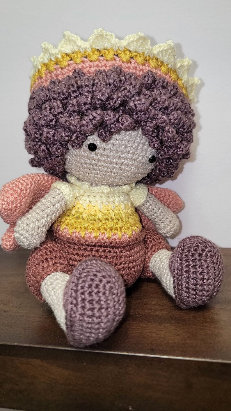 Blaze the Sun Fairy Amigurumi Crochet Toy Doll Nursery Decoration ...