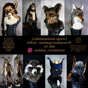 Commissions Open !- Realistic Fursuit Mini Partial Commissions Fursuits ...