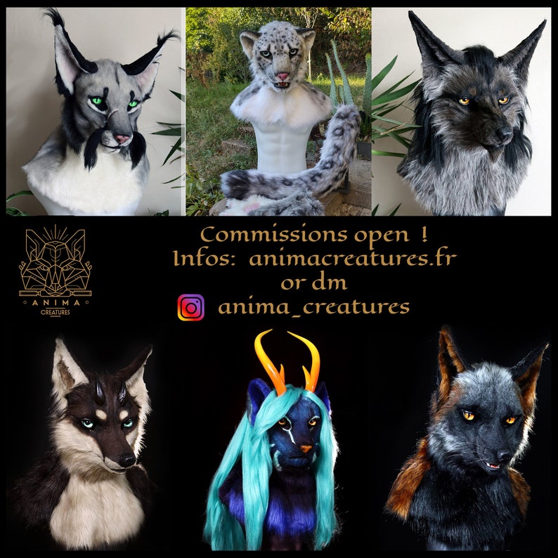 Commissions Open !- Realistic Fursuit Mini Partial Commissions Fursuits ...
