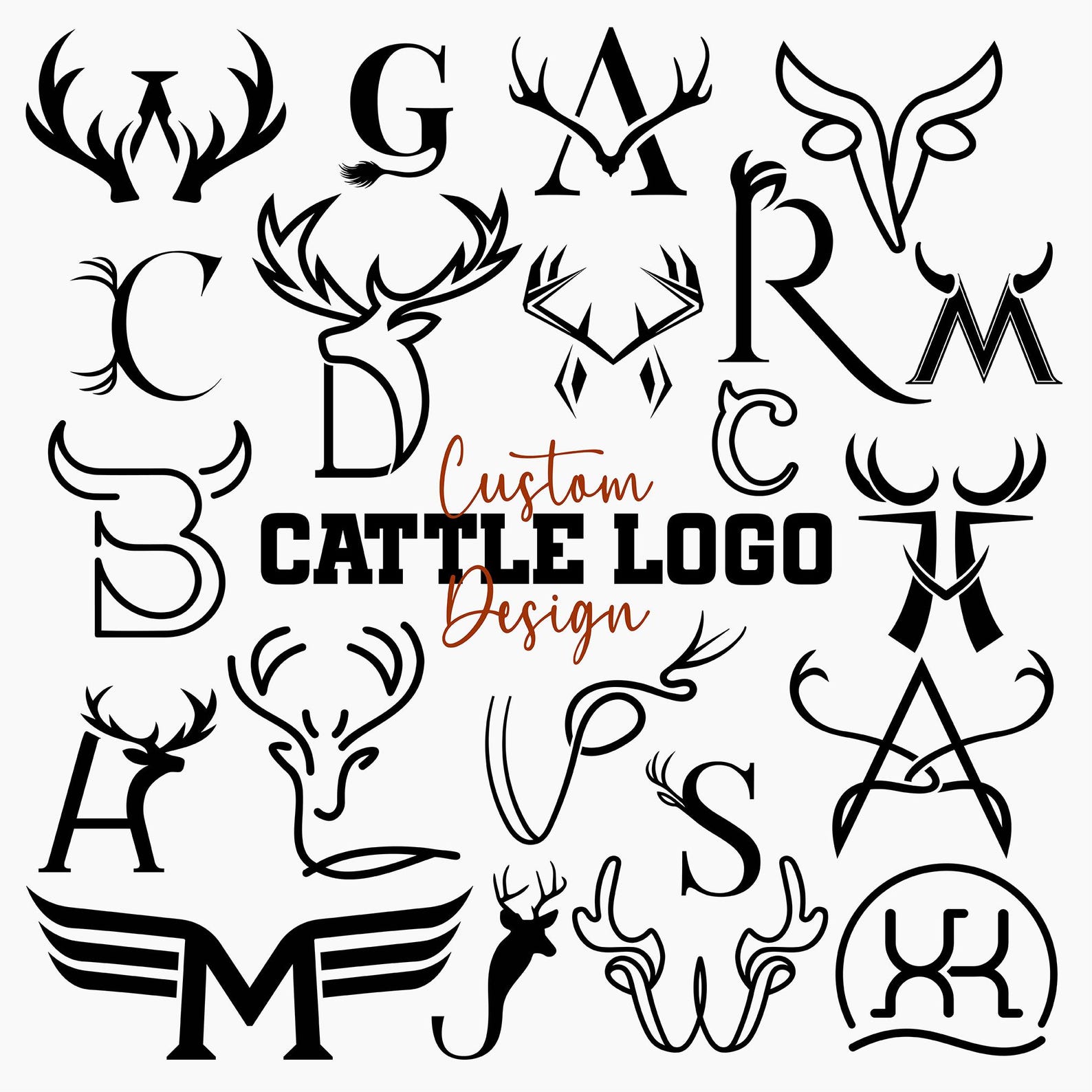 Ranch Brand Design Service, Custom Cattle Brand Design Service ...