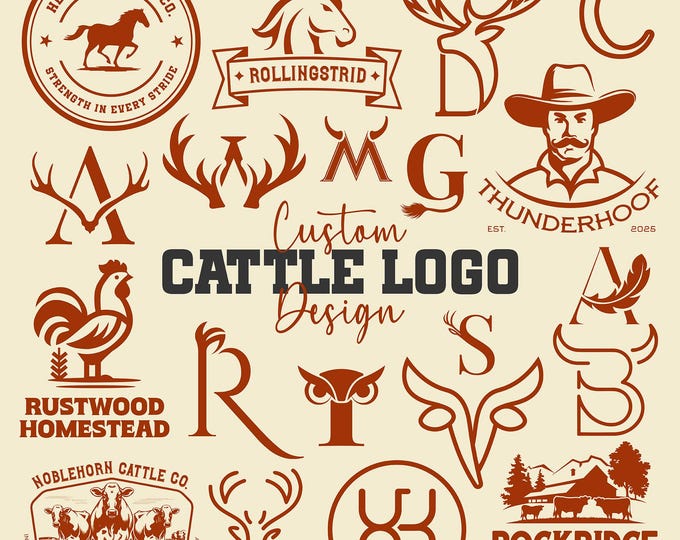 Custom Cattle Brand Design Service, Livestock Brand Design Service ...