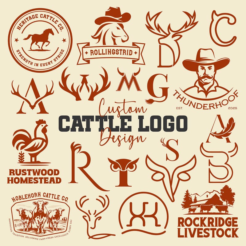 Custom Farm Logo Service - Etsy
